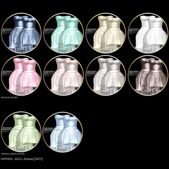 Second Life Marketplace - -AZUL- Amana FATPACK [SOFT]